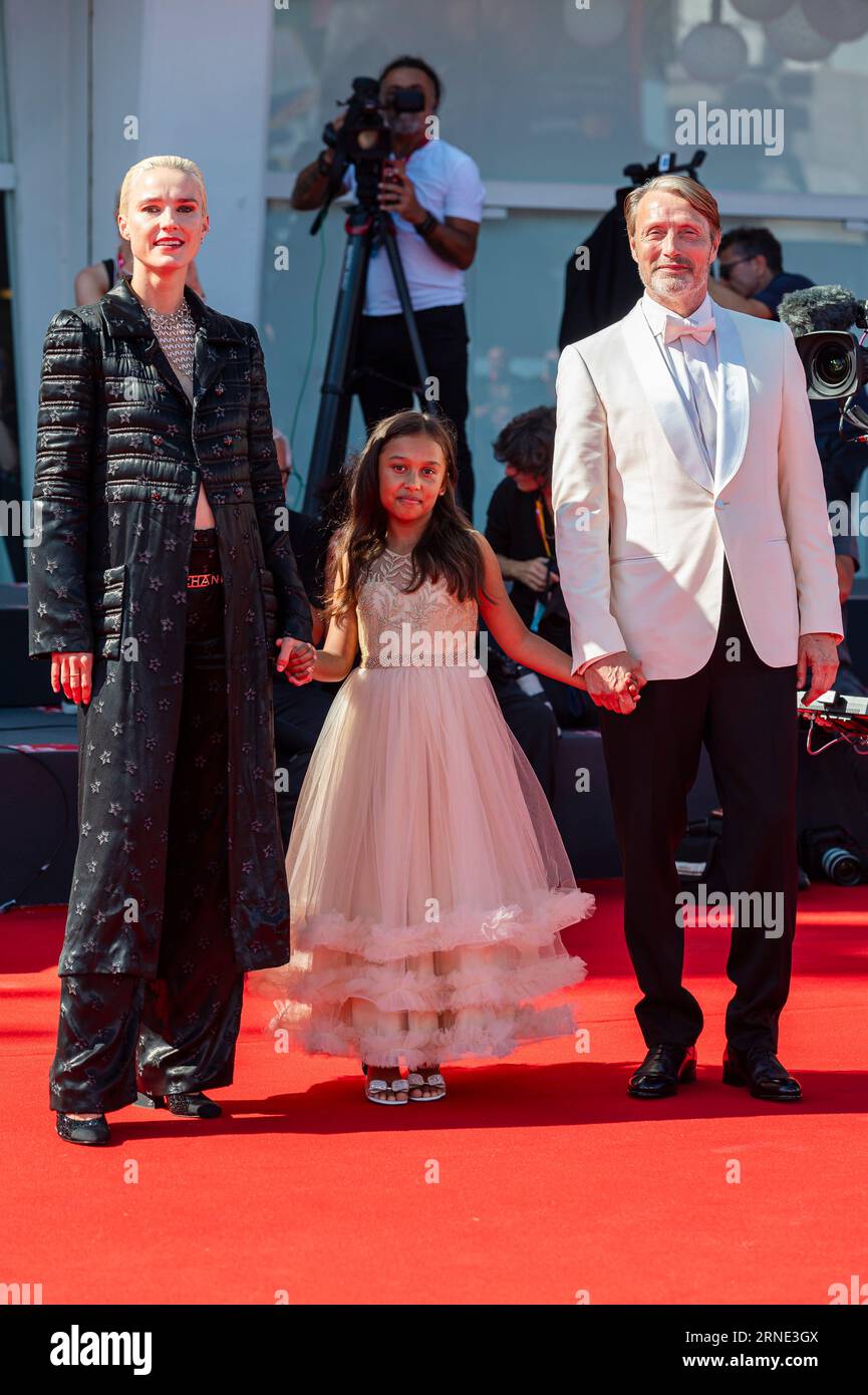 Venice, Italy. 1st September, 2023. Amanda Collin, Hagberg Melina and ...