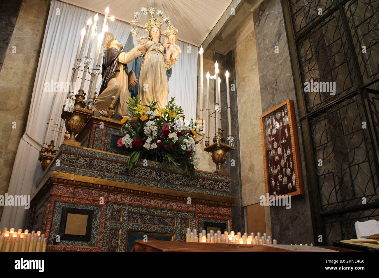 baroque church (saint-dominique) in palermo in sicily (italy Stock ...