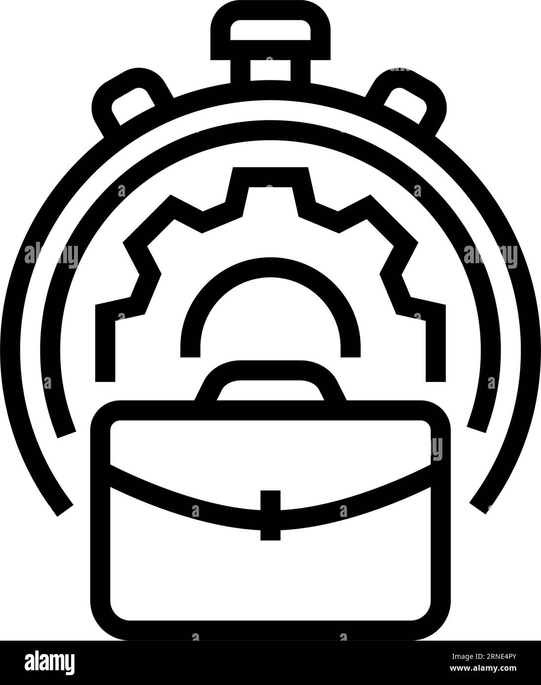 work experience interview job line icon vector illustration Stock ...