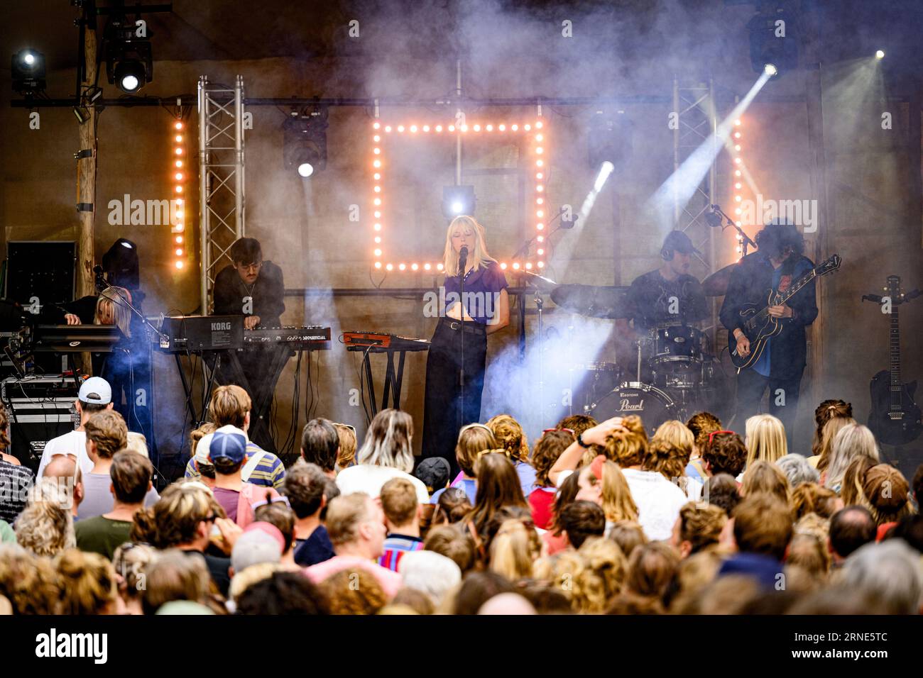 VLIELAND - The band Charlot during their performance at the annual ...