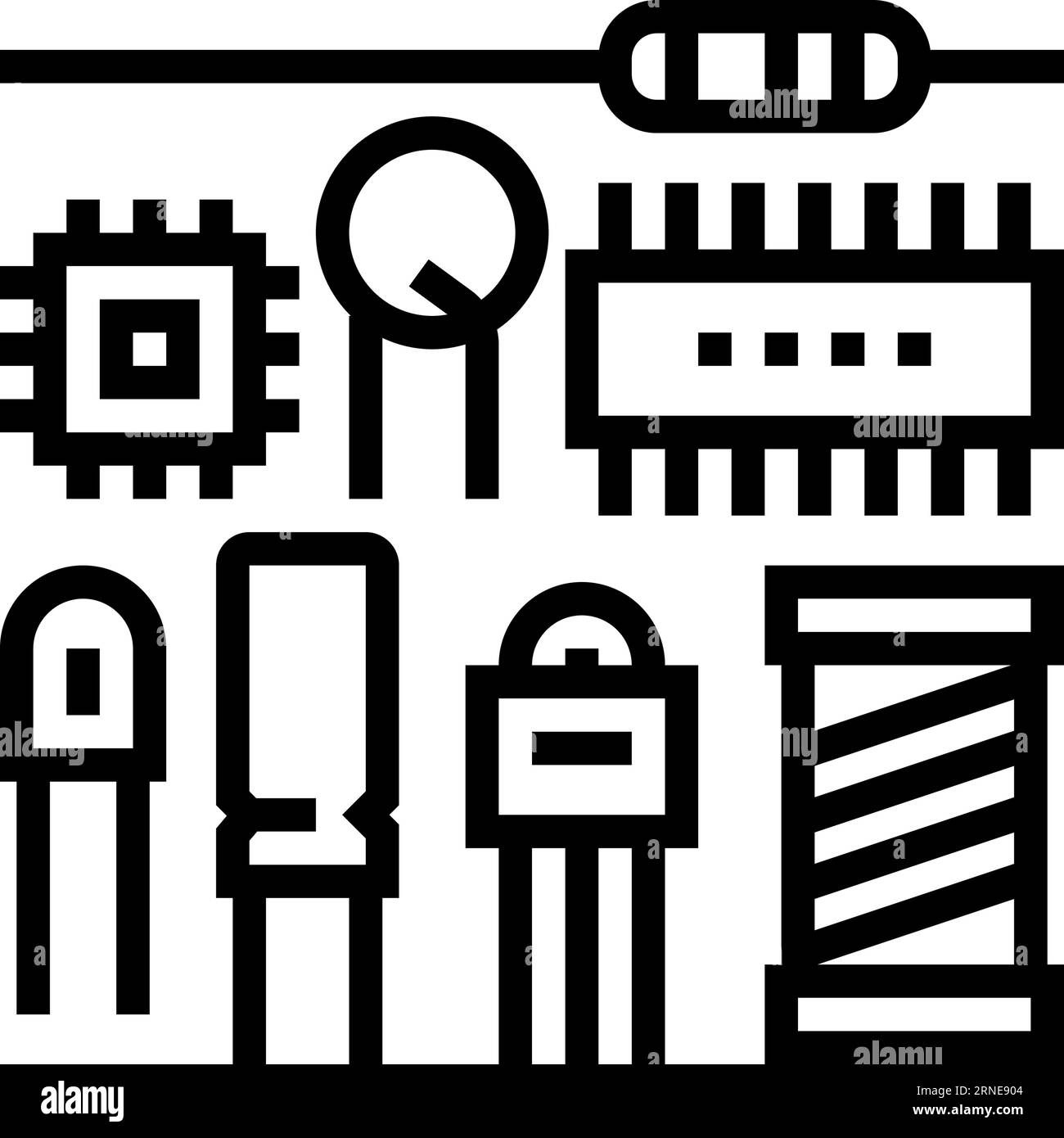 Components of ai illustration hi-res stock photography and images - Alamy