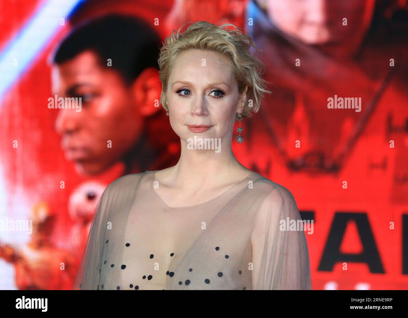Gwendoline Christie Attends The European Premiere Of Star Wars The