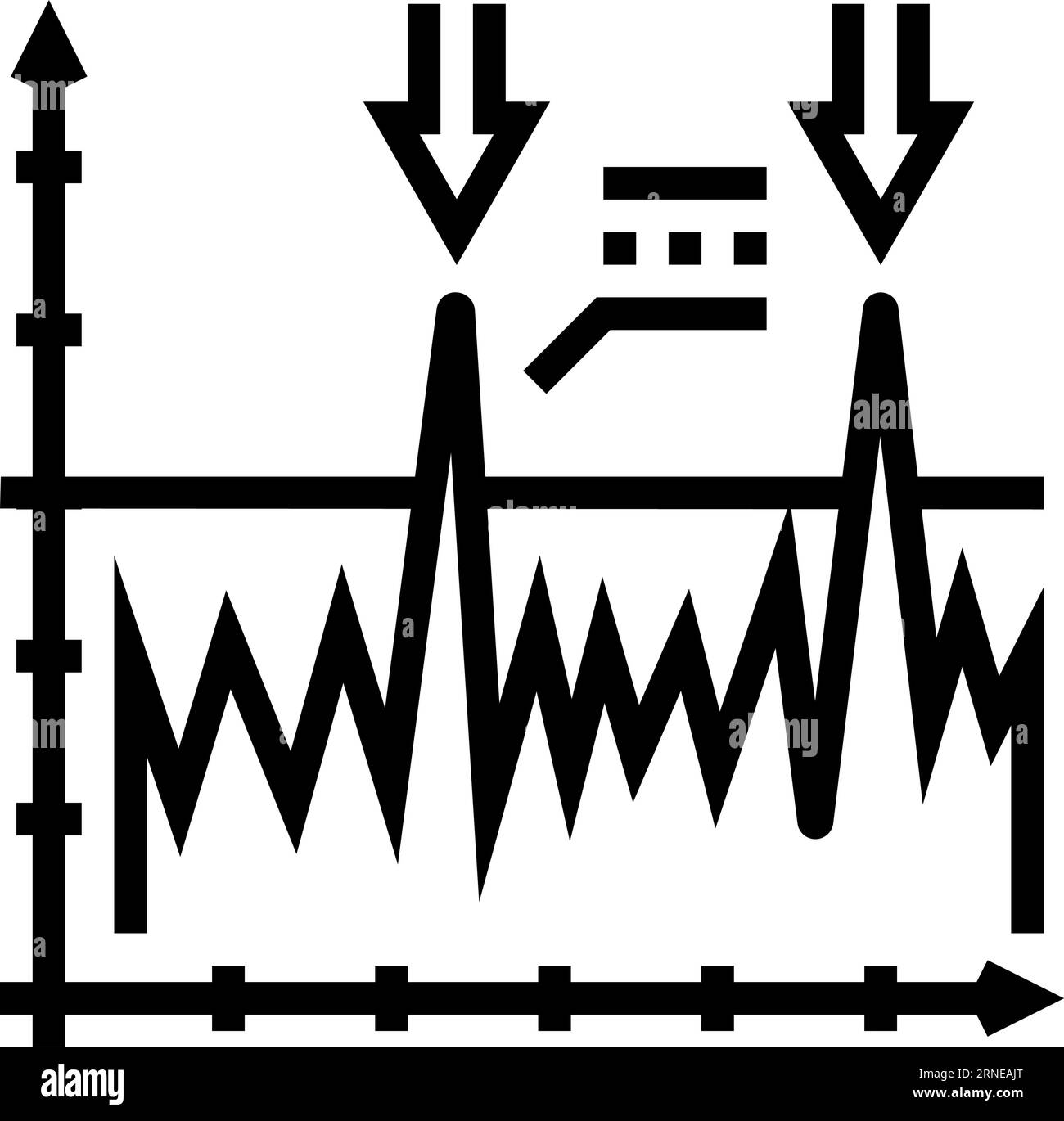 vibration analysis mechanical engineer line icon vector illustration ...
