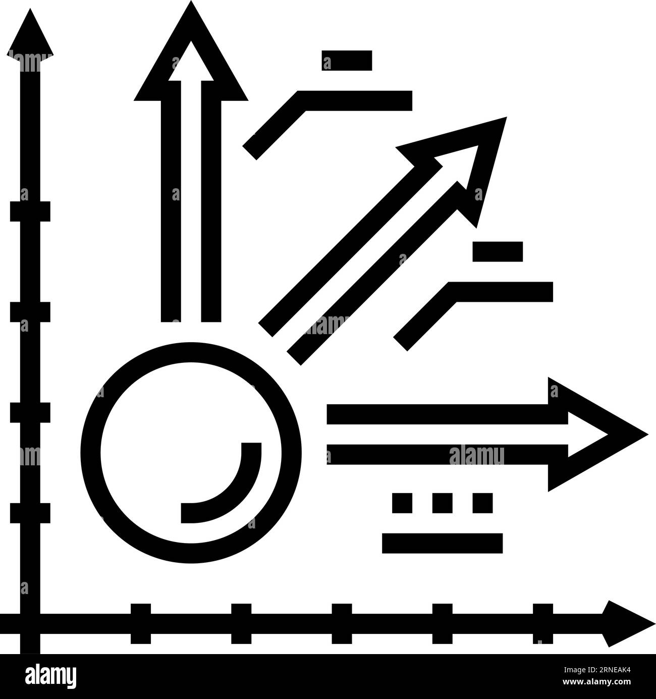 kinematics theory mechanical engineer line icon vector illustration ...