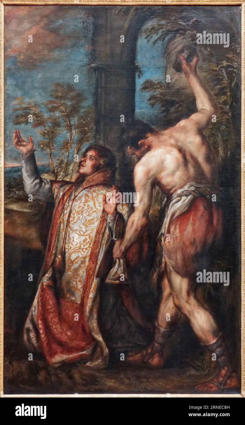 The Martyrdom of Saint Sebastian between 1630 and 1640 by Diego Polo ...