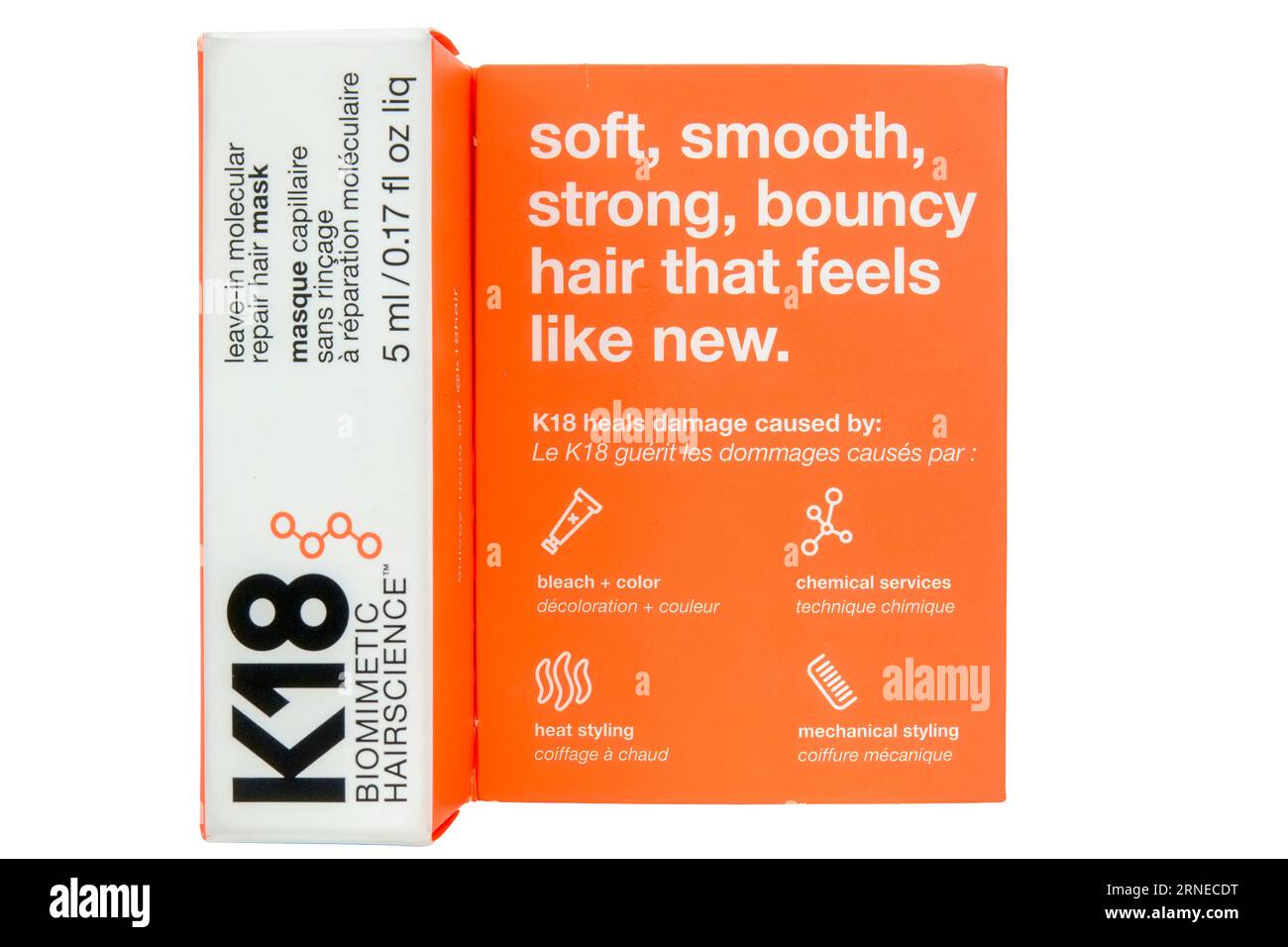 Two boxes of K18 Biomimetic Hairscience Stock Photo - Alamy