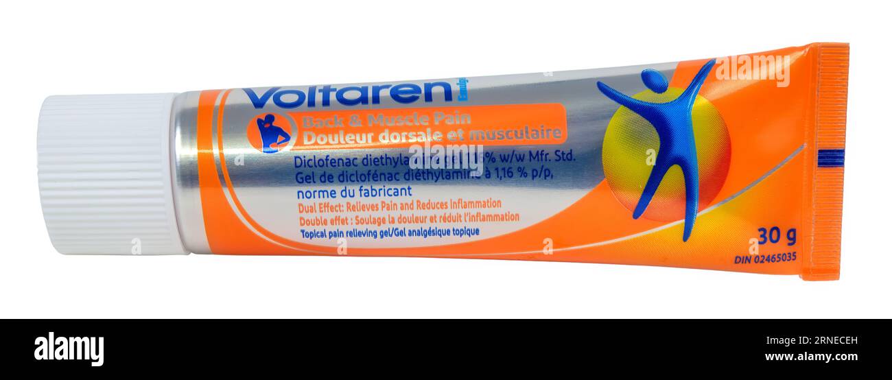 A tube of Voltaren pain relief ointment Stock Photo - Alamy