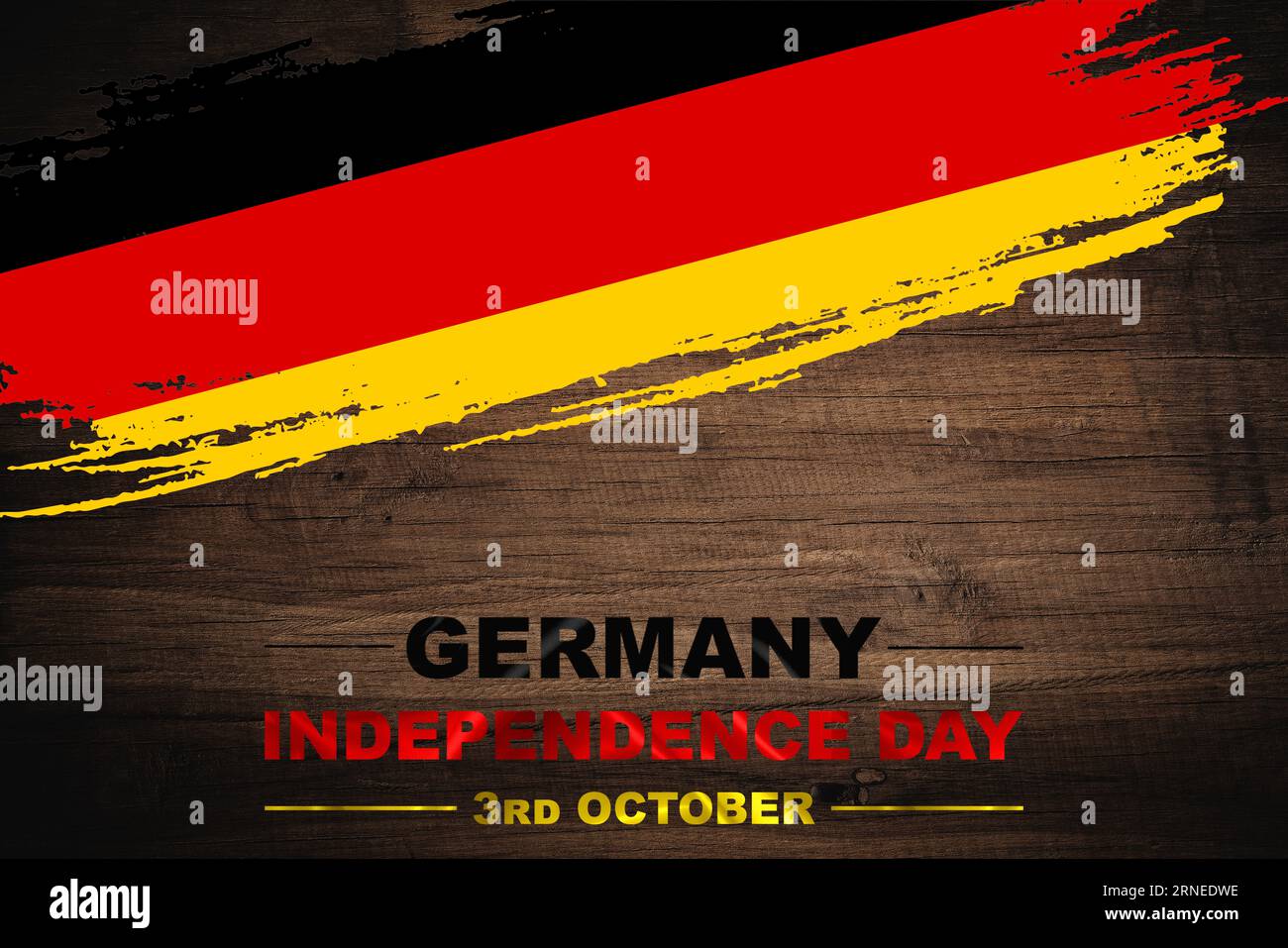 German Unity day background with flag National holiday. Tag Der ...