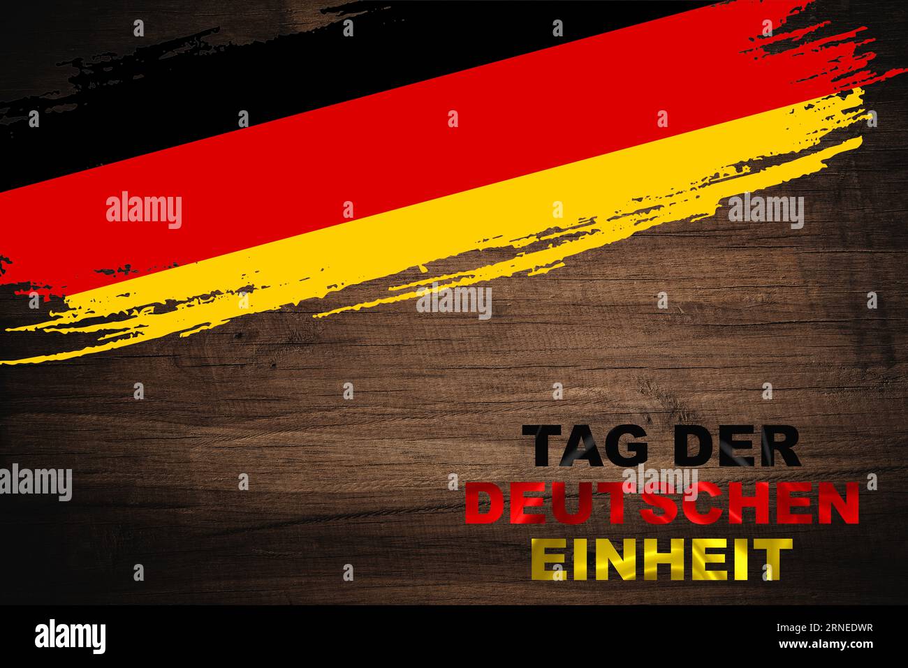 German Unity day background with flag National holiday. Tag Der ...