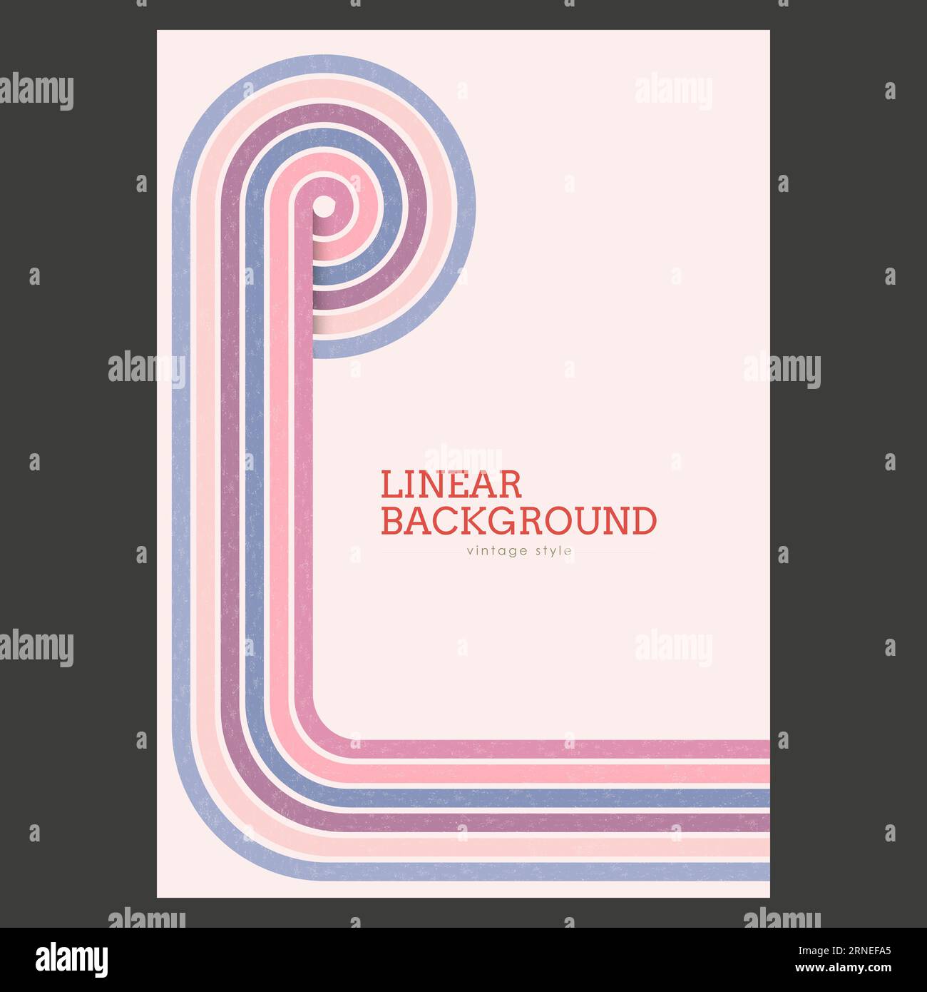 Linear design in vintage style. Abstract background with parallel ...