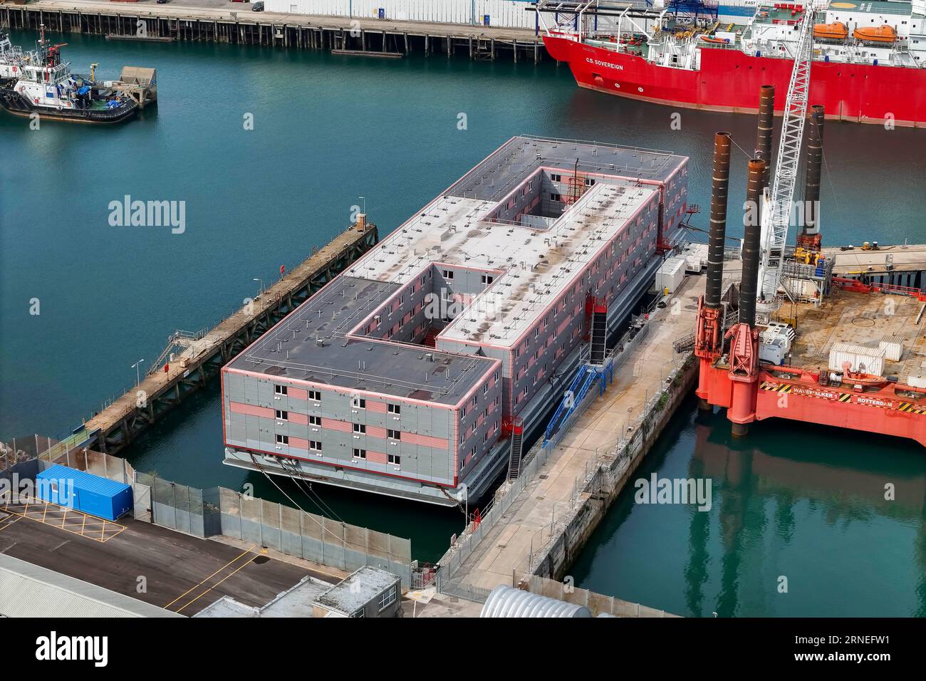 Portland, Dorset, UK. 1st September 2023. General view from the air of ...