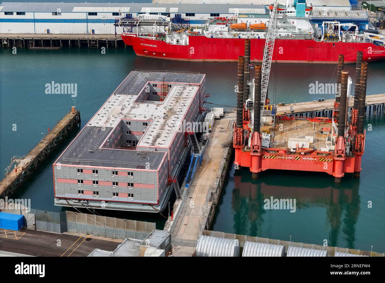 Portland, Dorset, UK. 1st September 2023. General view from the air of ...