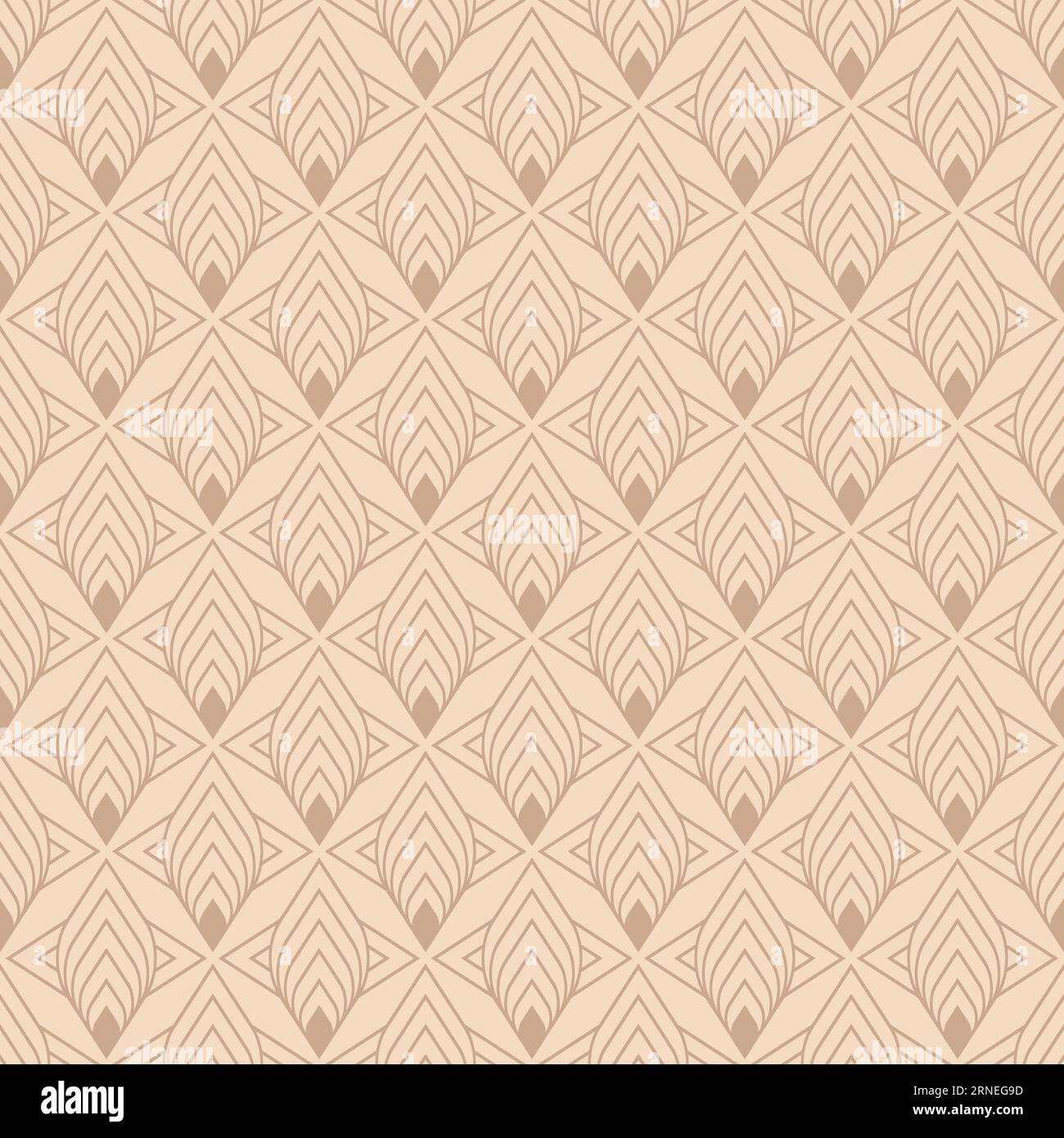Seamless Abstract Pattern Of Arbitrary Elements And Lines Sample For