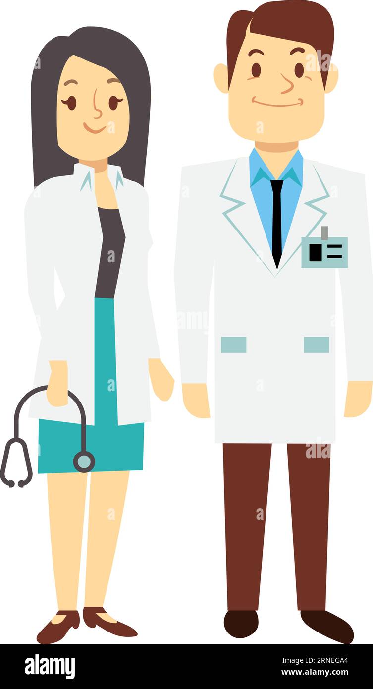 Female characters illustration hi-res stock photography and images - Alamy