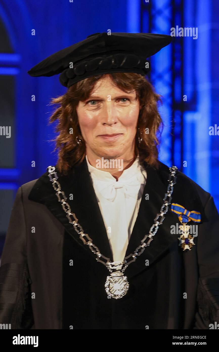 GRONINGEN - Jacquelien Scherpen during the inauguration of her new ...