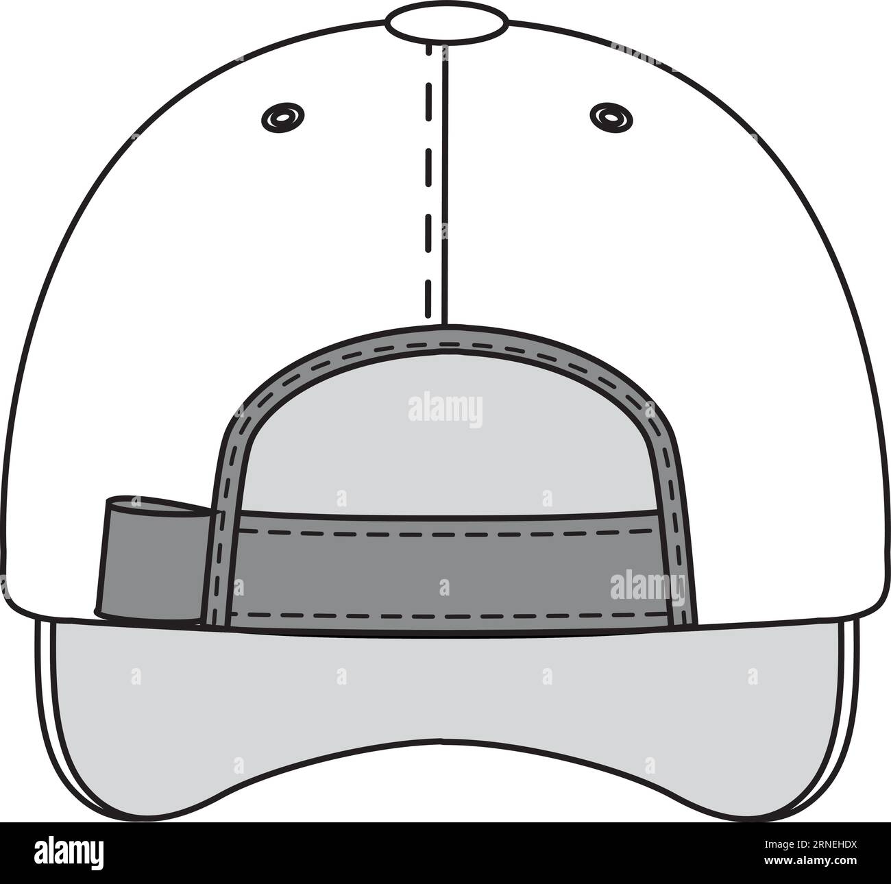 Snapback caps template hi-res stock photography and images - Alamy