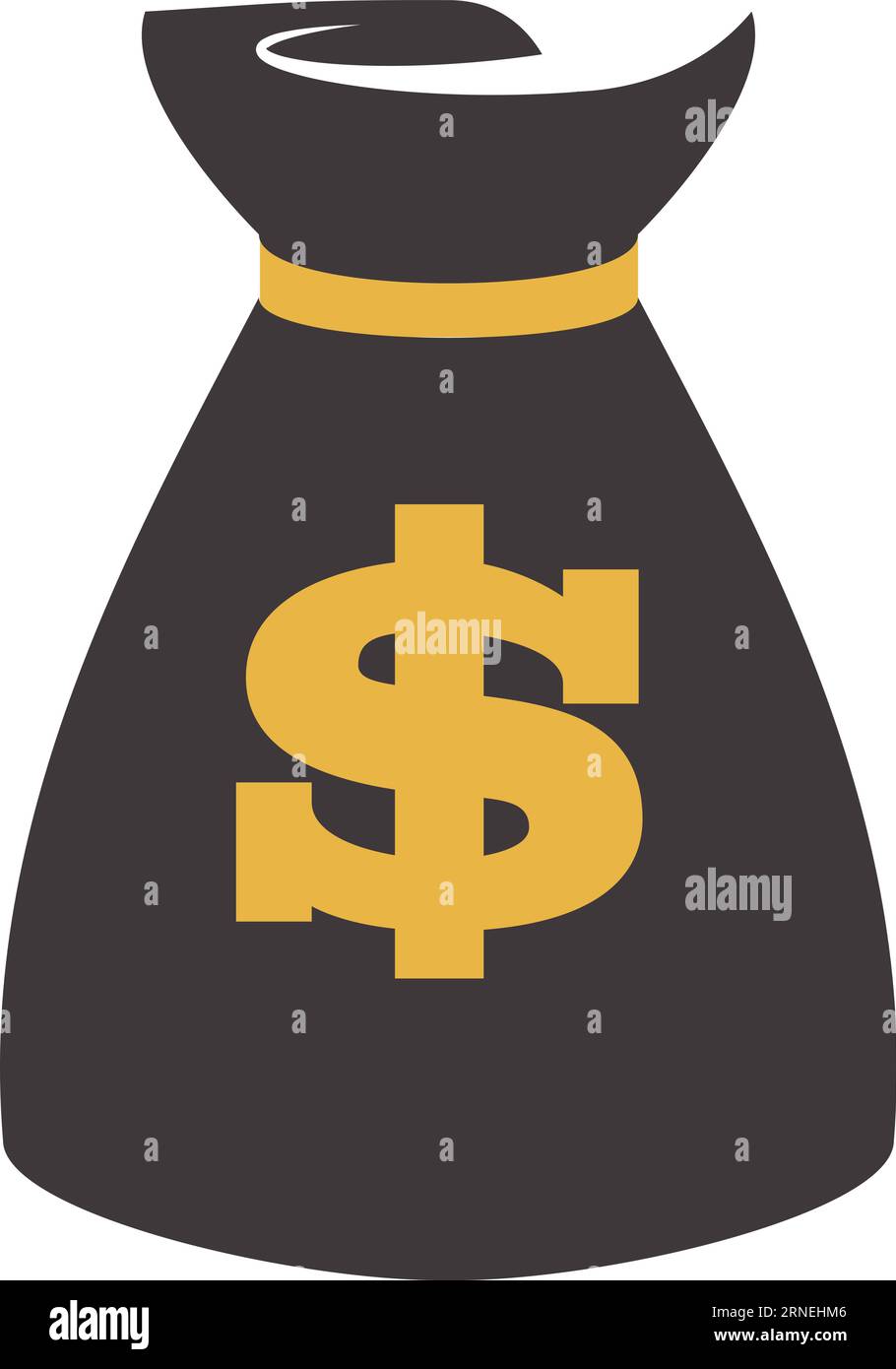 Money bag. Dollar coin sack. Treasure icon Stock Vector Image & Art - Alamy