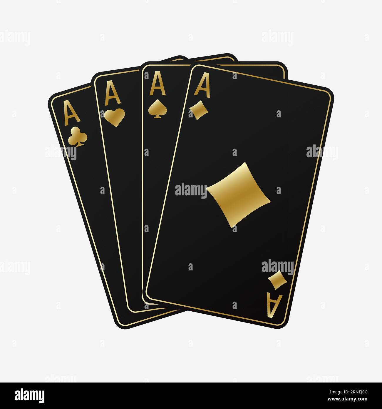 Ace of clubs vector vectors hi-res stock photography and images - Alamy