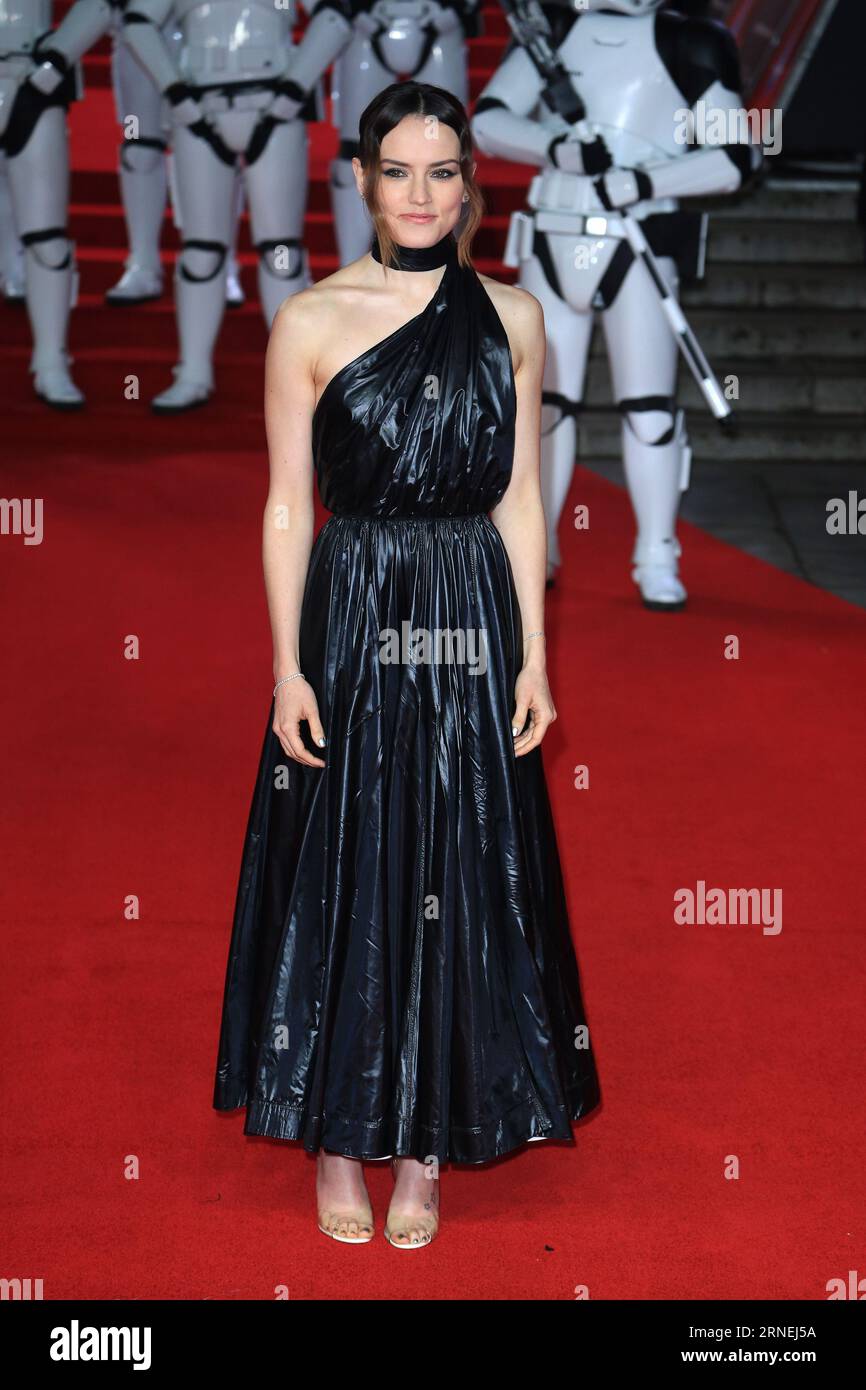 London, UK. 12th Dec, 2017. Daisy Ridley attends the European Premiere ...