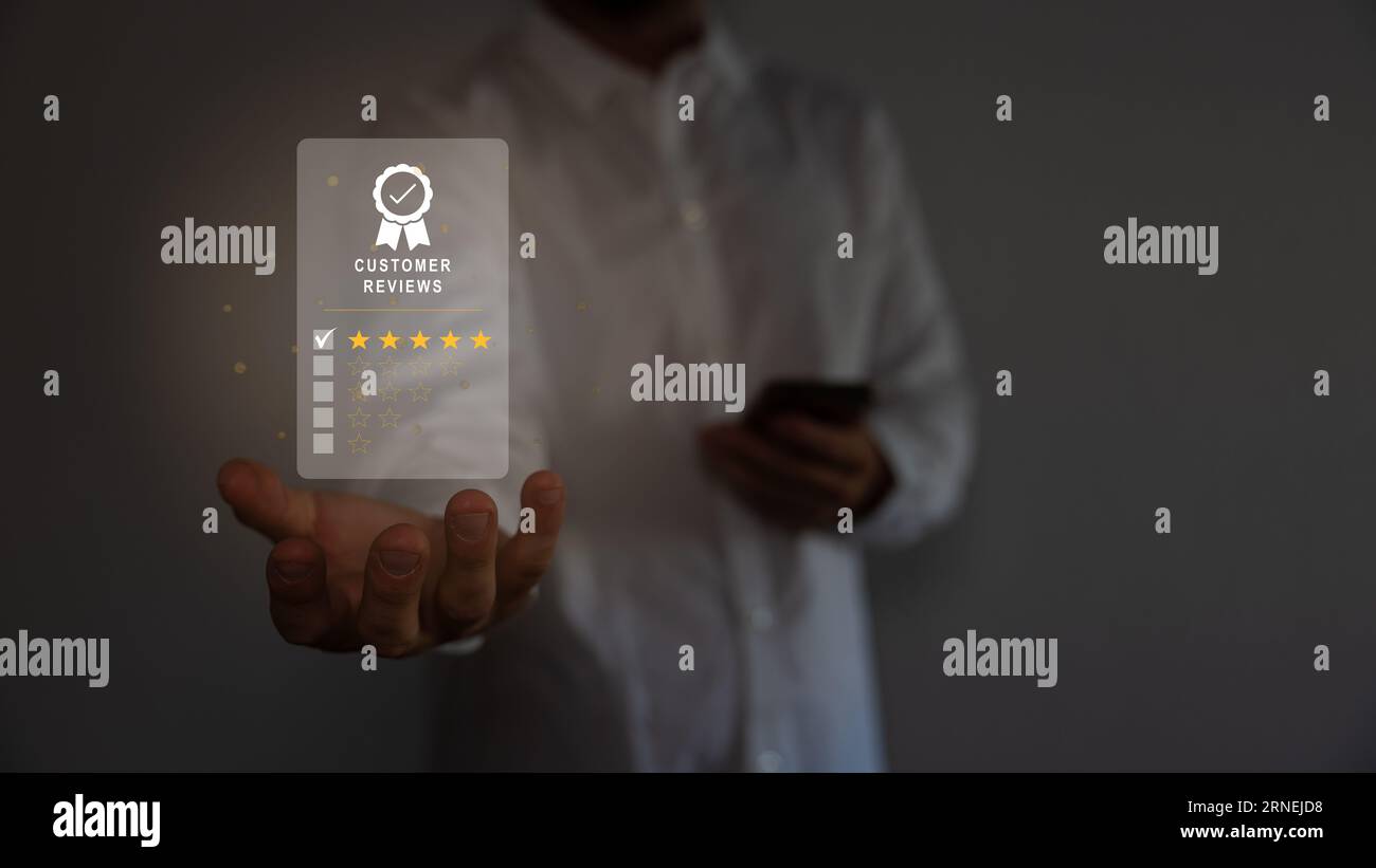 customer service evaluation and feedback rating. costumer review ...