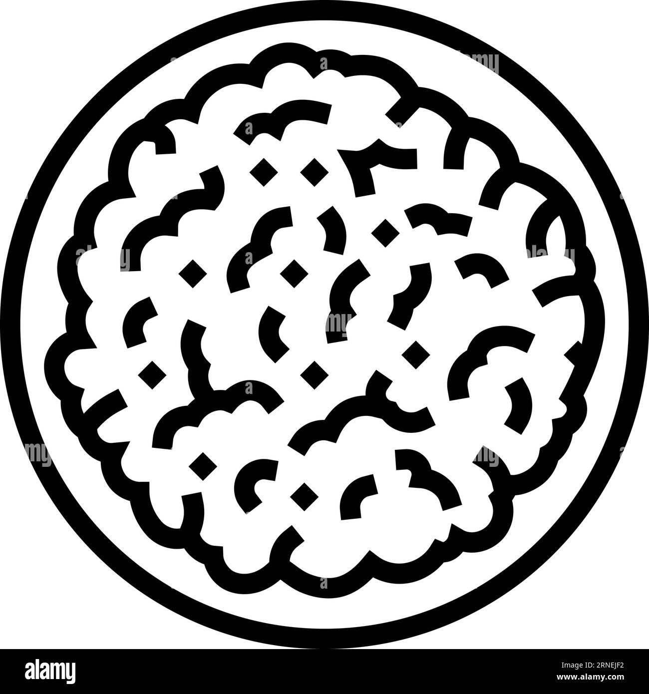 bucket popcorn food box line icon vector illustration Stock Vector ...