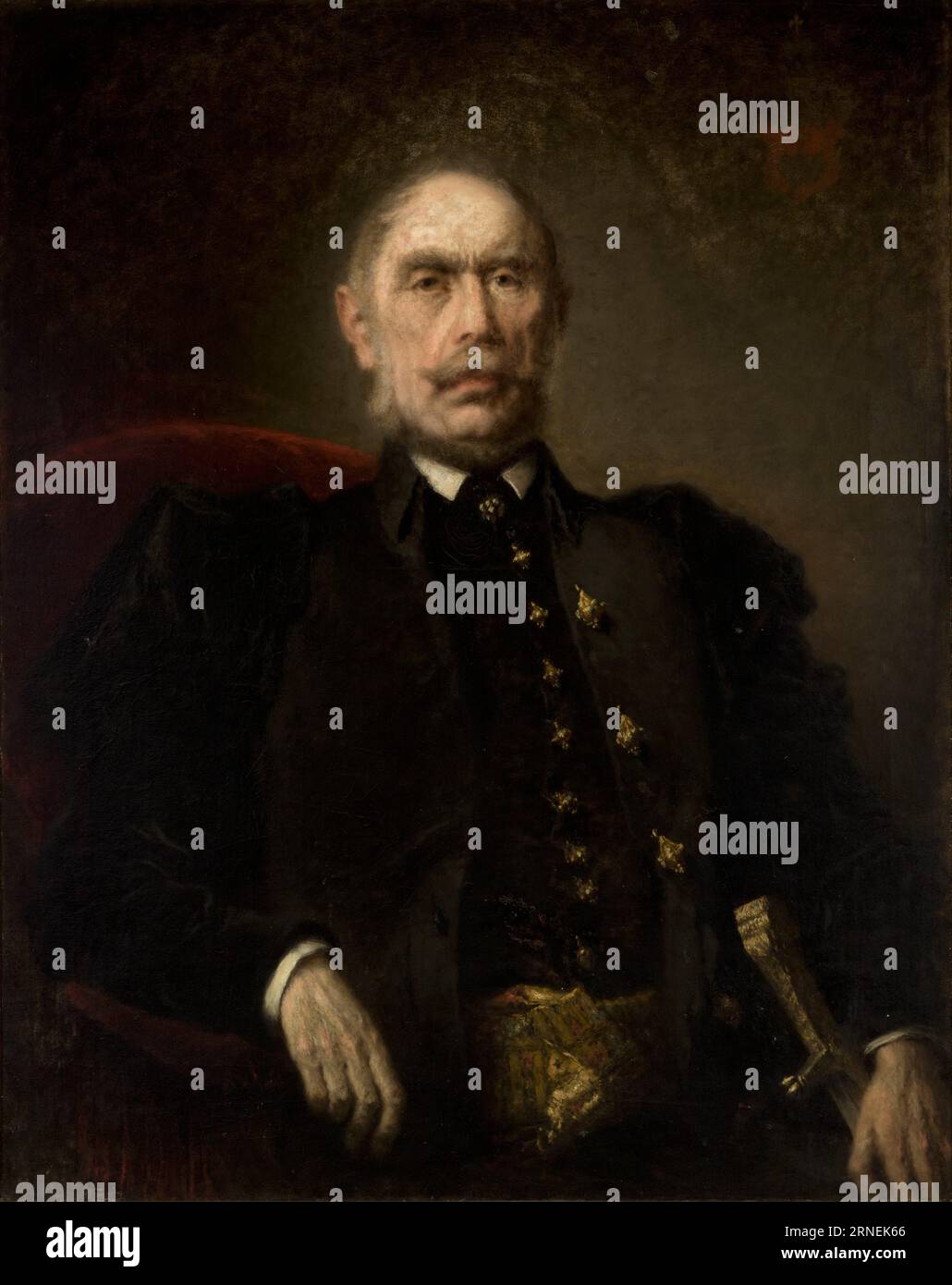 Portrait of Kazimierz Grocholski 1880 by Wilhelm Leopolski Stock Photo ...