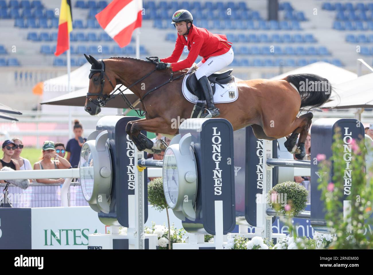 Mailand, Italy. 01st Sep, 2023. Equestrian sport: European Championship, show jumping, 3rd ...