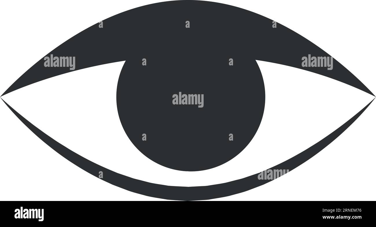 Eye icon. Vision black symbol. Optics sign Stock Vector Image & Art - Alamy