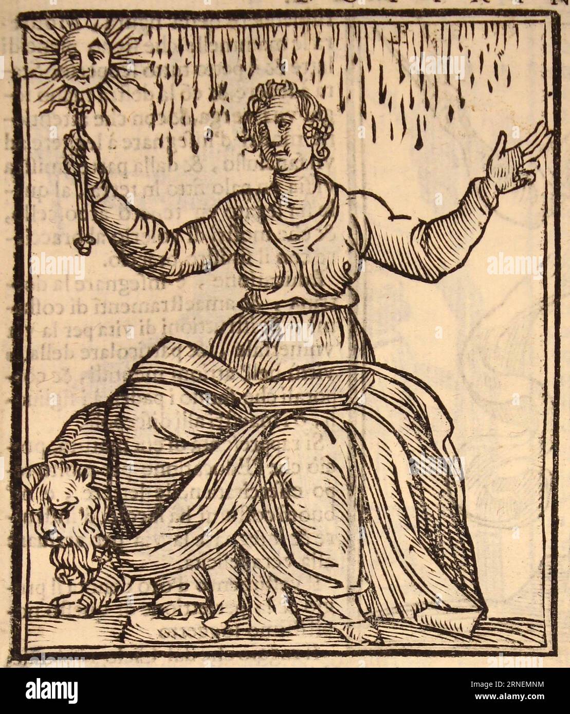 Iconology by Cesare Ripa, 1669 Stock Photo - Alamy