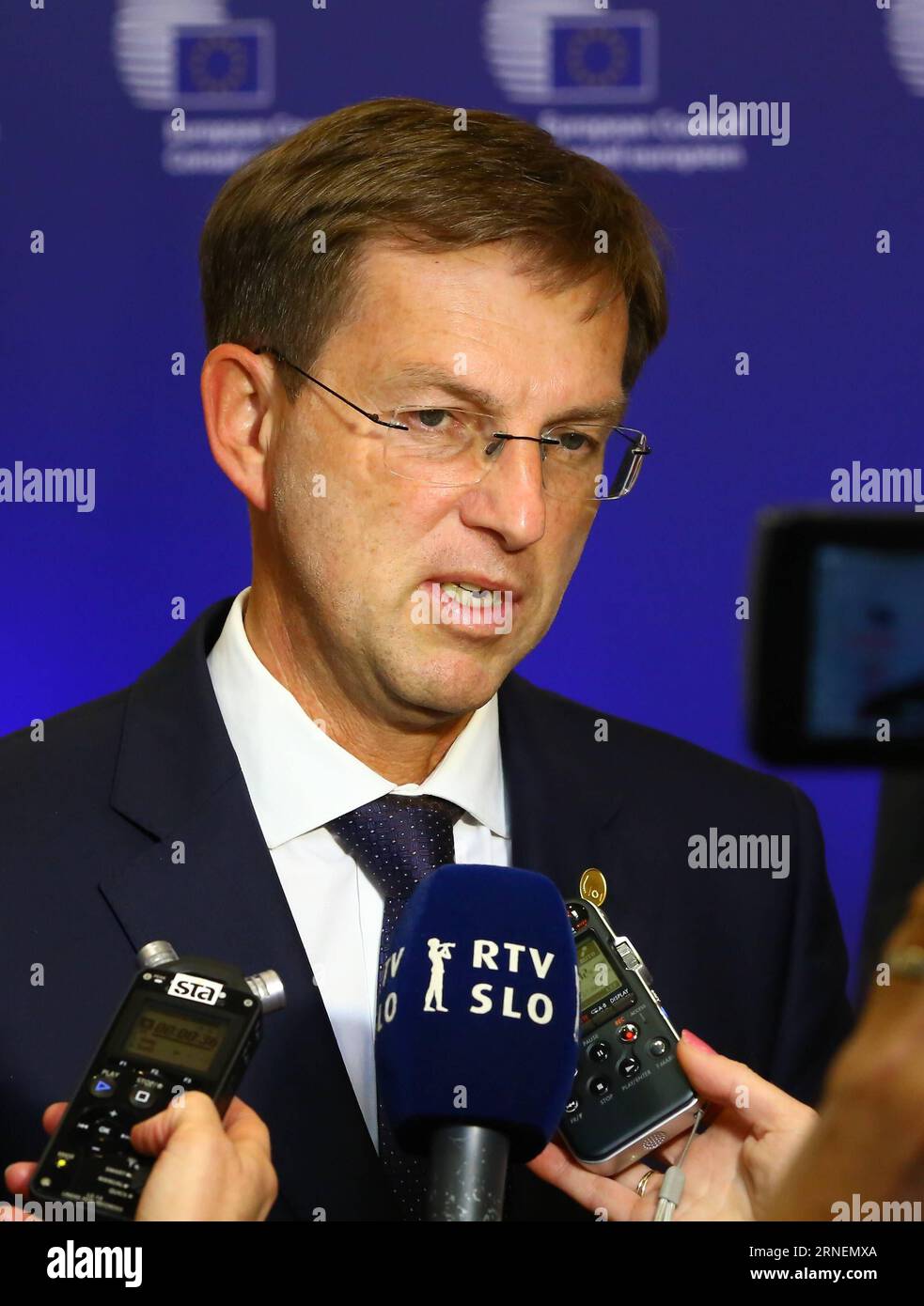 (160628) -- BRUSSELS, June 28, 2016 -- Prime Minister of Slovenia Miro ...