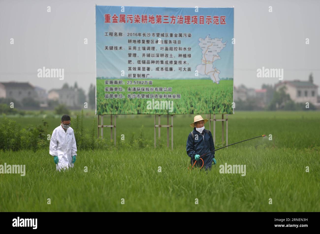 Polluted field in china hi-res stock photography and images - Alamy