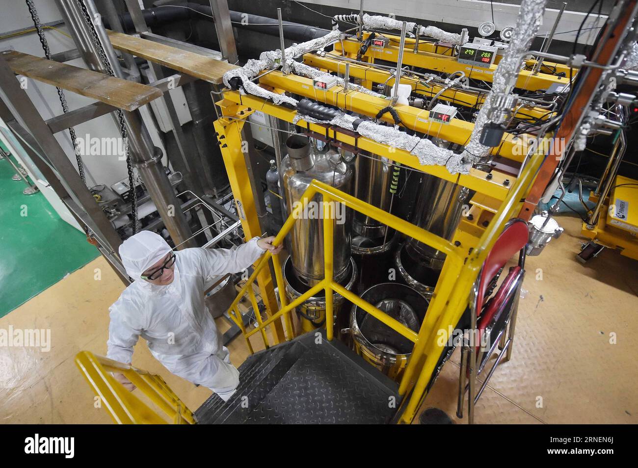 (160629) -- XICHANG, June 28, 2016 -- An experimenter of Dark Matter ...