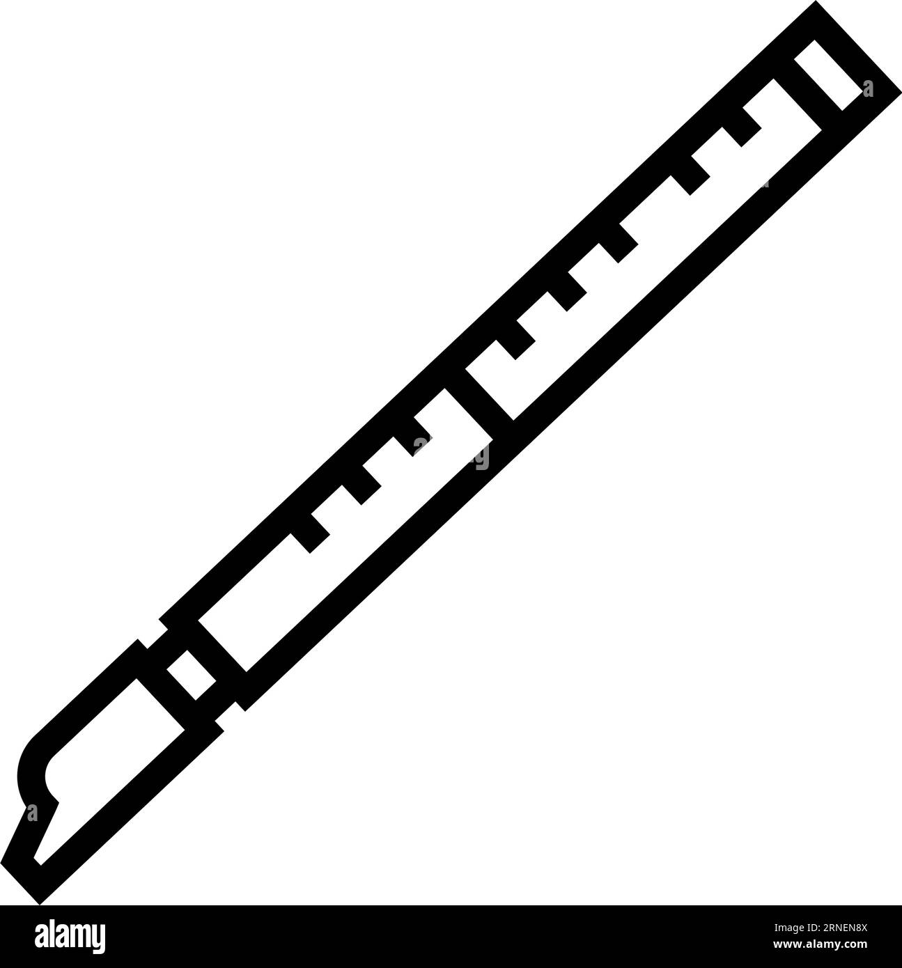 taoist flute taoism line icon vector illustration Stock Vector Image ...