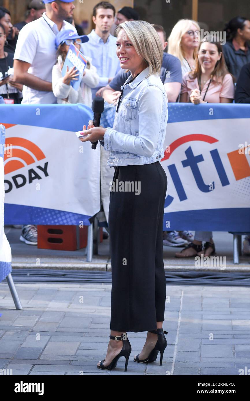 New York, USA. 01st Sep, 2023. TV show Host Dylan Dreyer is seen as ...