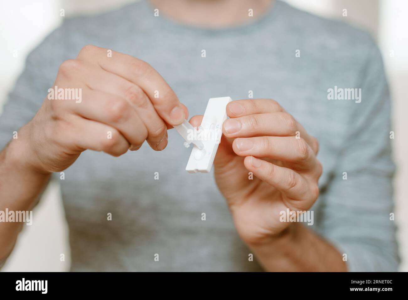 Lateral-Flow-Test covid rapid home-use test kit for saliva - step 2 ...