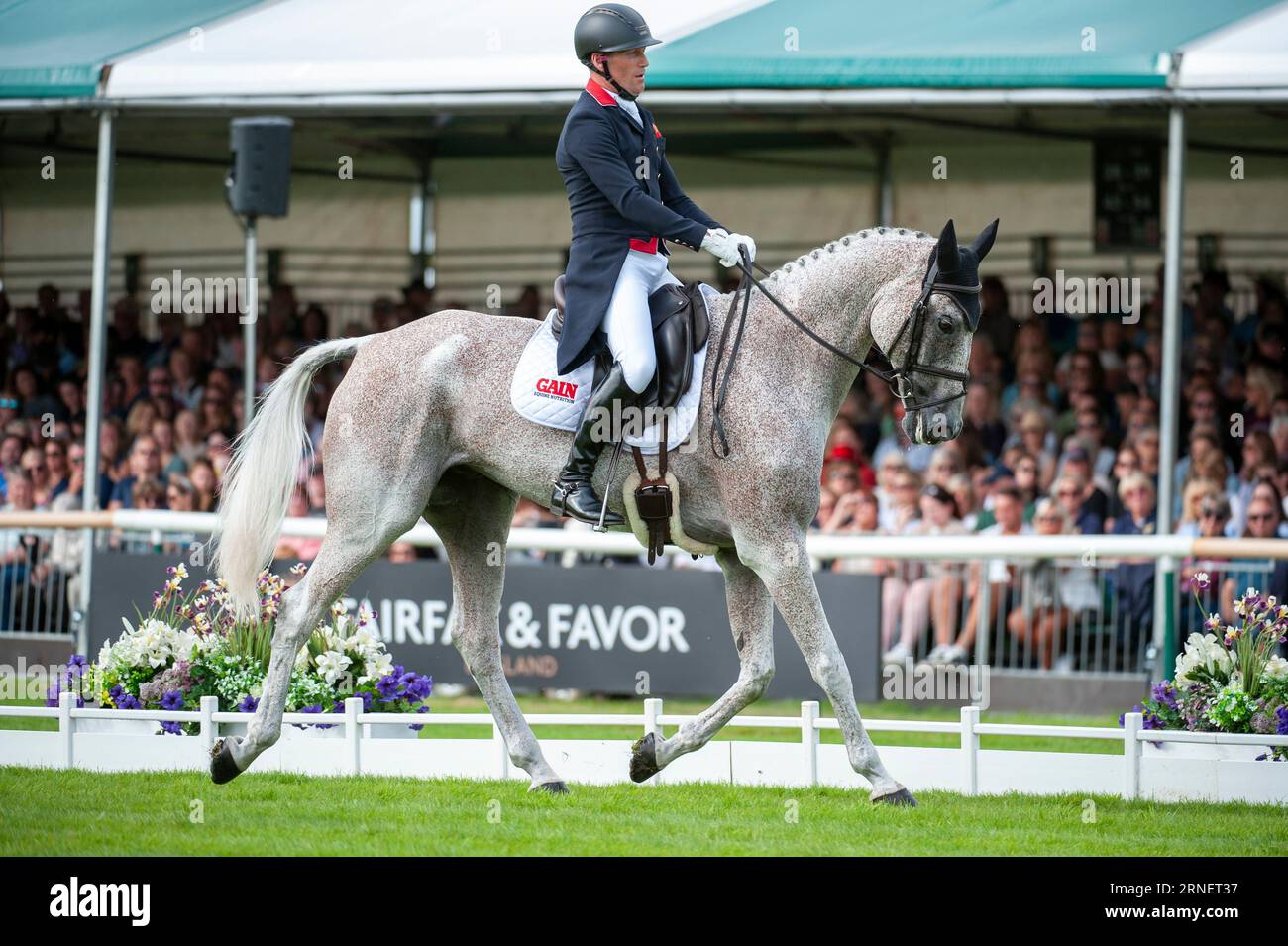 Stamford, UK. 1st Sep, 2023. Oliver Townend riding Ballaghmor Class ...