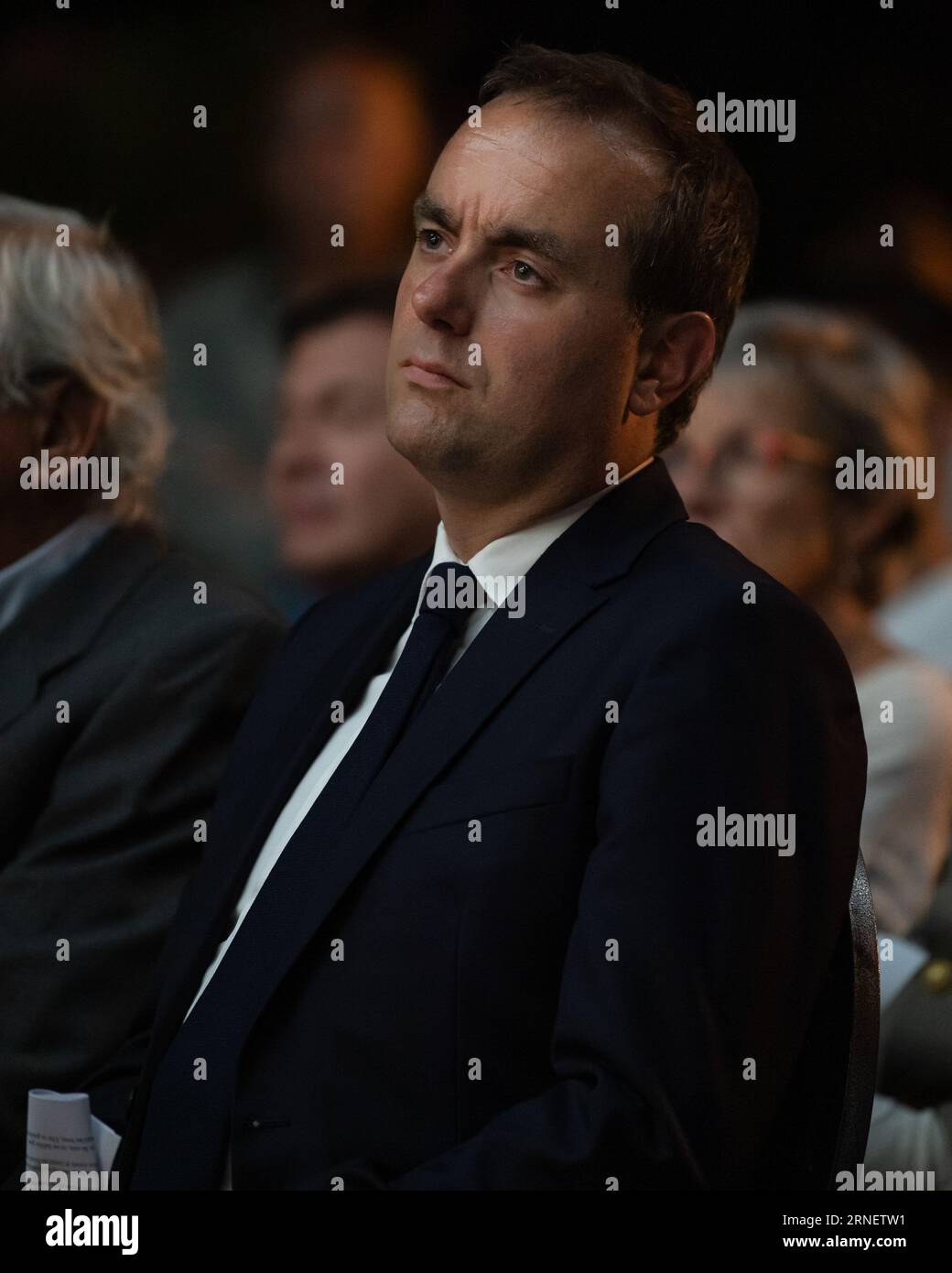 Le Rayol Canadel, France. 01st Jan, 2016. Sebastien Lecornu, Minister ...