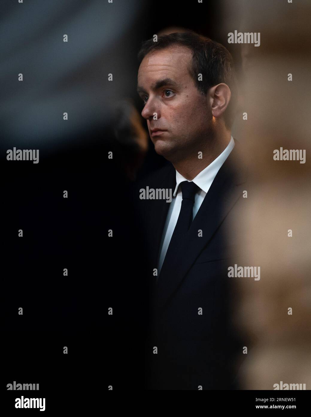 Le Rayol Canadel, France. 01st Jan, 2016. Sebastien Lecornu, Minister ...