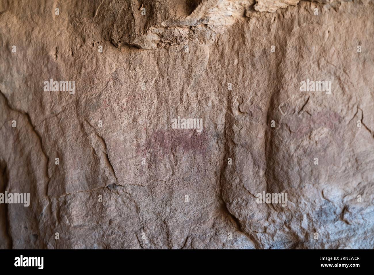 view in the Sahara desert of Tadrart rouge tassili najer in Djanet City ...