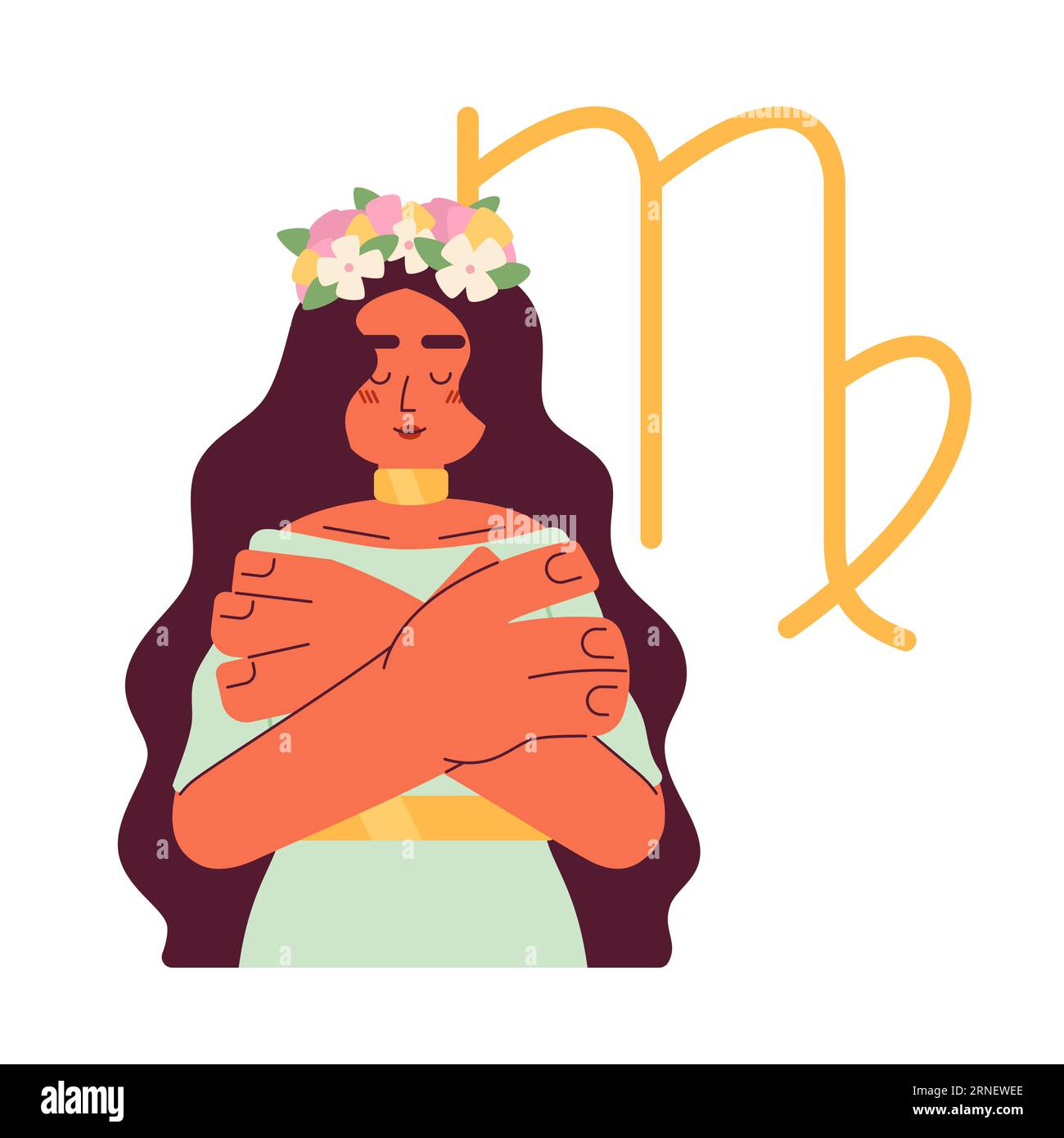 Virgo woman Cut Out Stock Images & Pictures - Alamy
