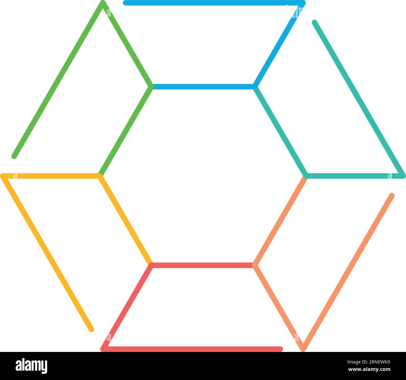 Hexagon chart hi-res stock photography and images - Alamy
