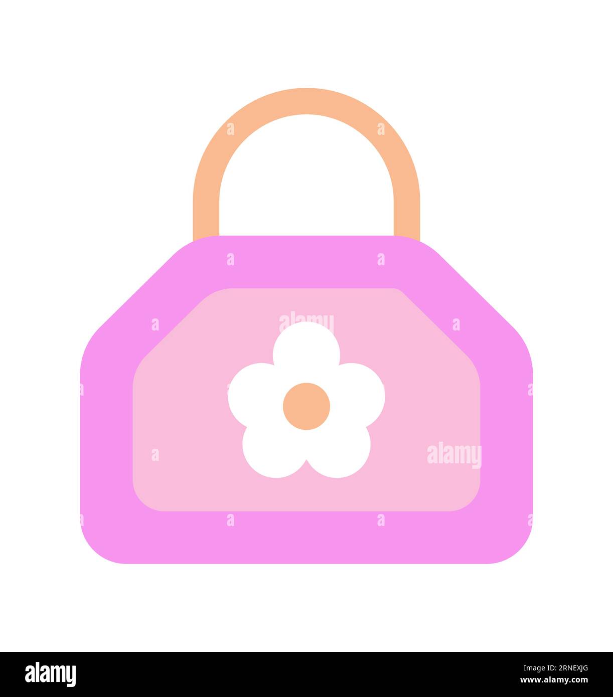 Little girl purse semi flat colour vector object Stock Vector Image ...