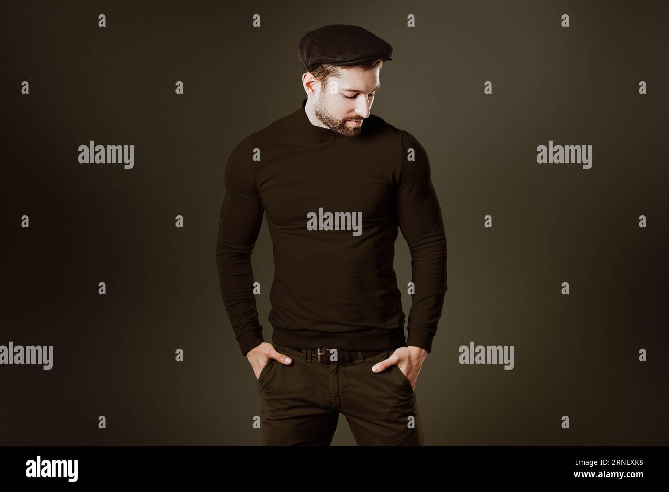 Guy with hat hi-res stock photography and images - Alamy
