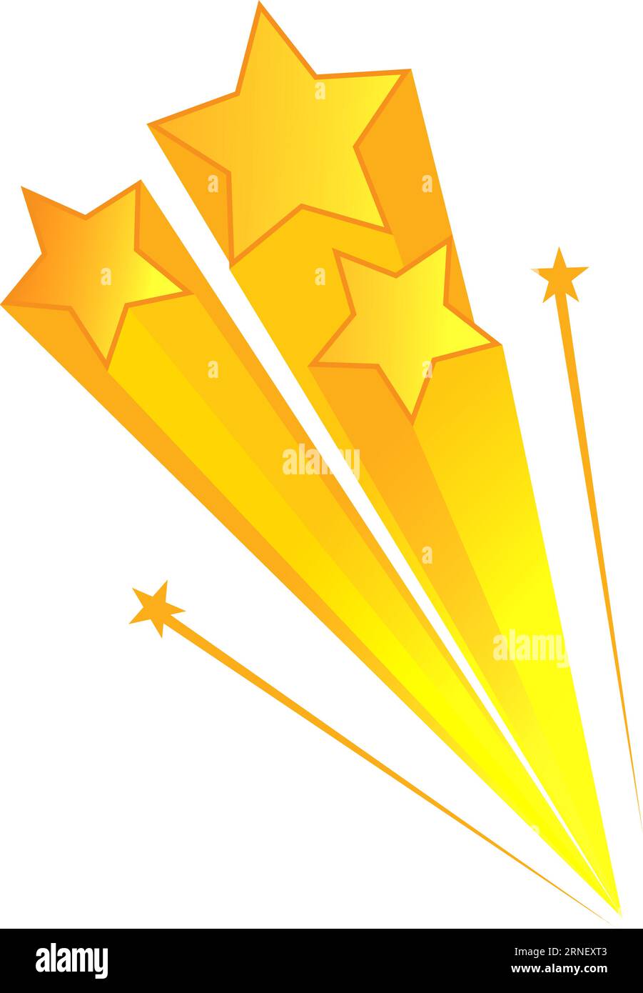Stars burst emblem. Golden flash decorative label Stock Vector Image ...