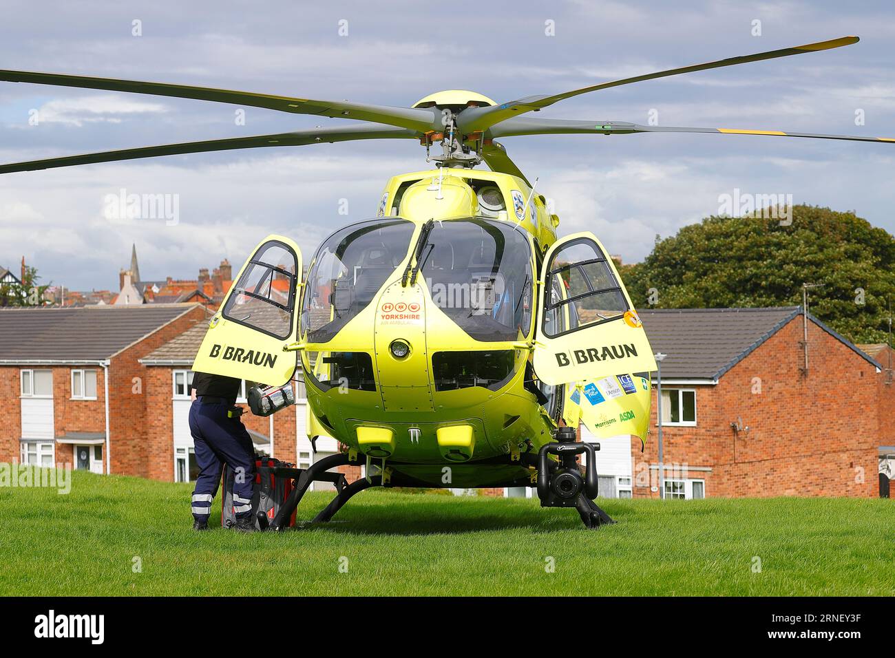 The latest addition to the Yorkshire Air Ambulance fleet of helicopters ...