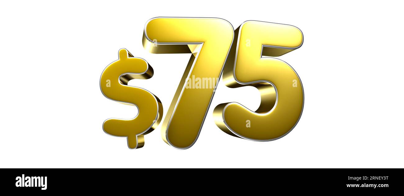 75 dollar bill hi-res stock photography and images - Alamy