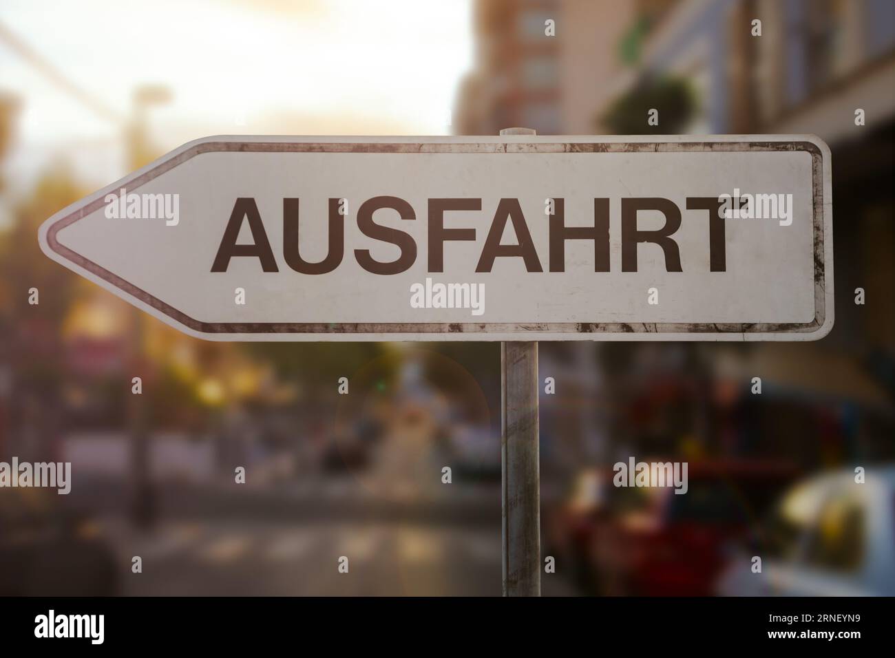 Ausfahrt sign hi-res stock photography and images - Alamy