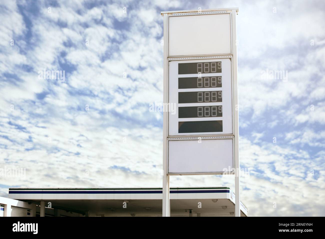 top LED digital gas price sign at pump station provide a convenient way ...