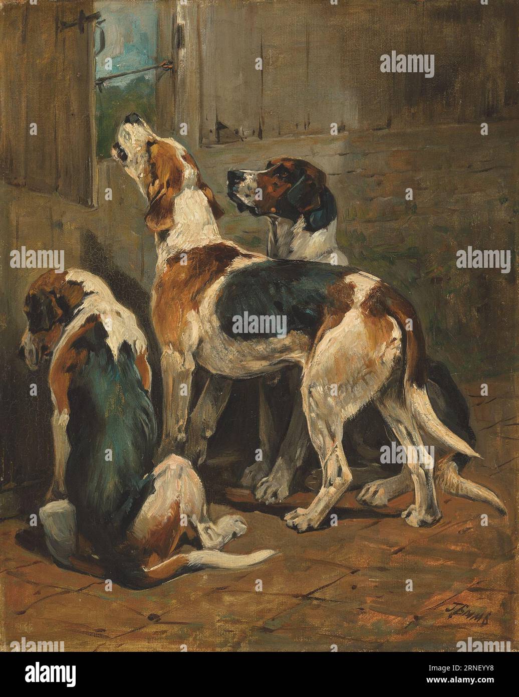 John emms foxhounds hi-res stock photography and images - Alamy