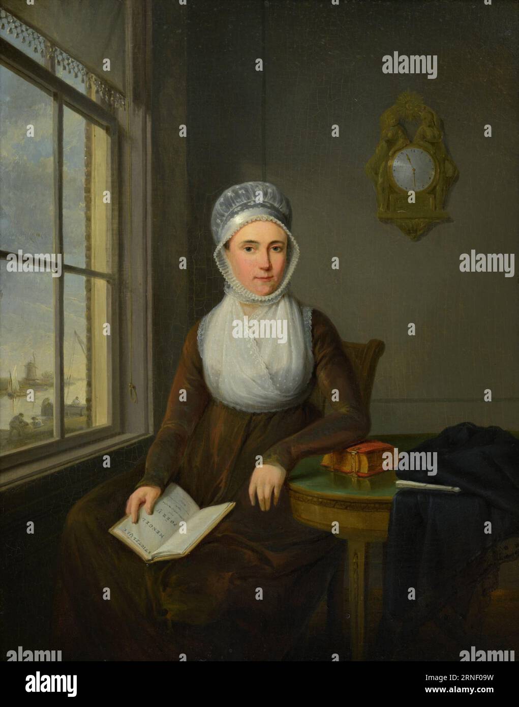 Portret Maria van Brakel (1773-1845) 1812 by Pieter Fontijn Stock Photo ...
